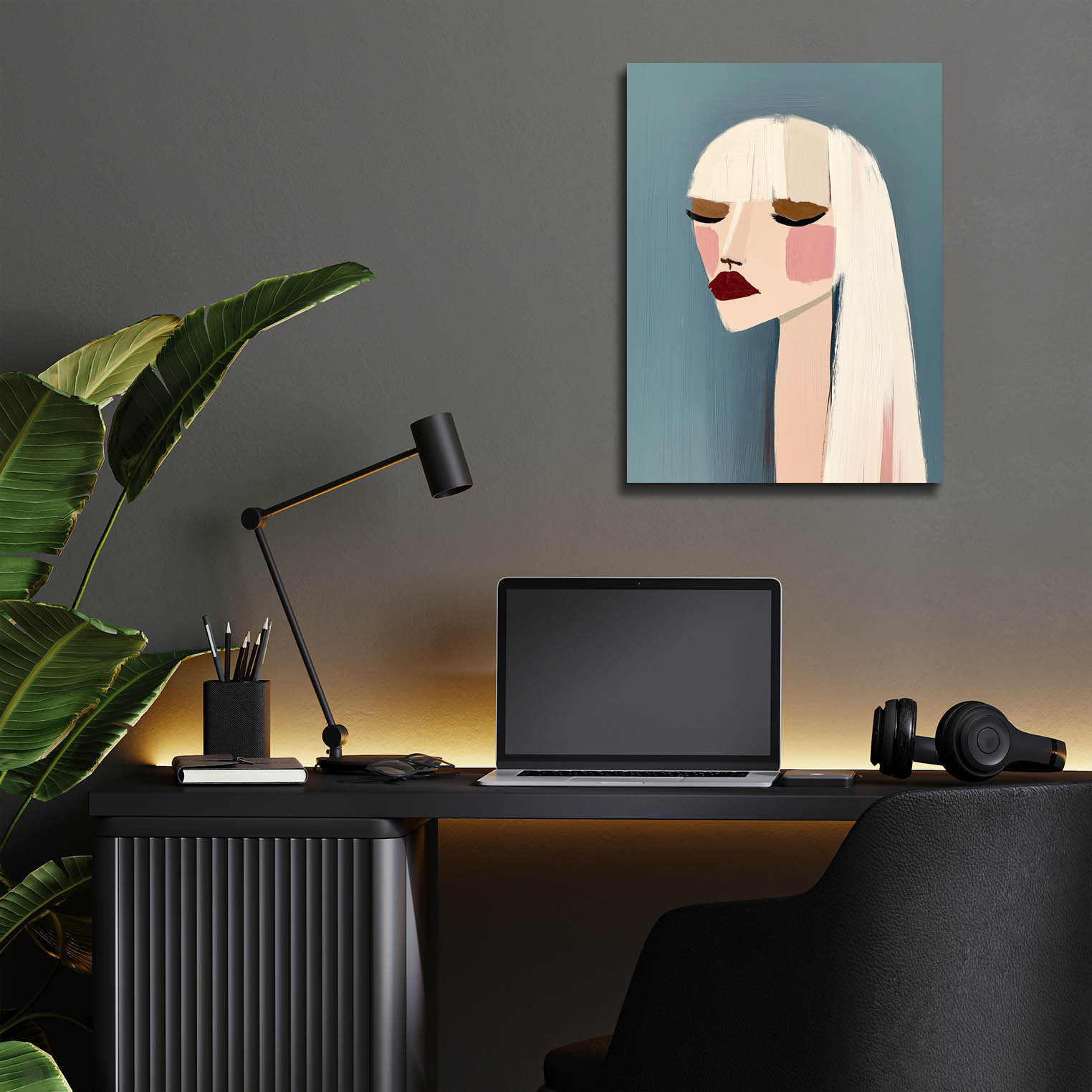 Mercer41 'Red Lips Chic' by Svetlana Aleynikova Acrylic Glass Wall Art ...