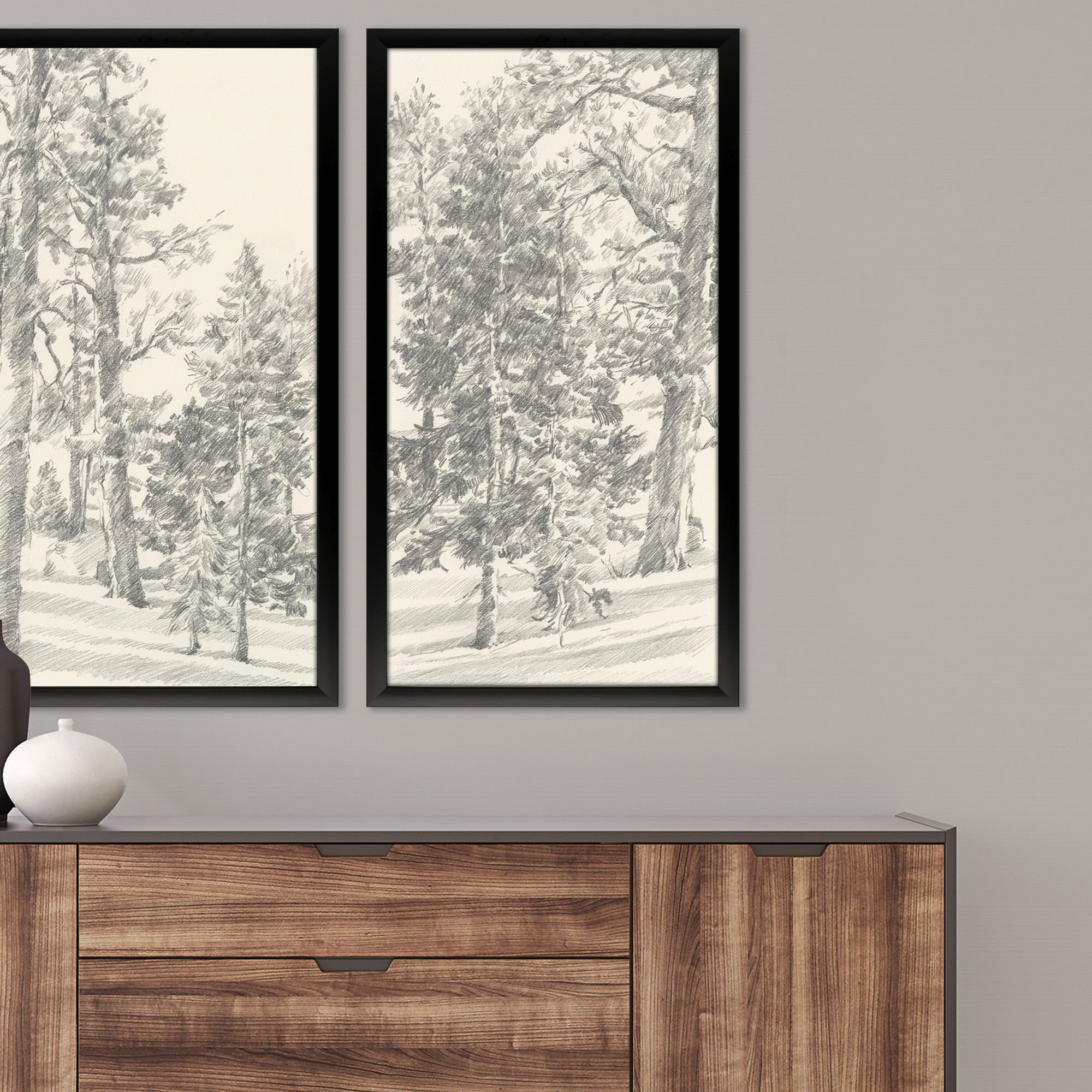 Lark Manor™ " Tree Study II " by Harper Print on Paper | Wayfair
