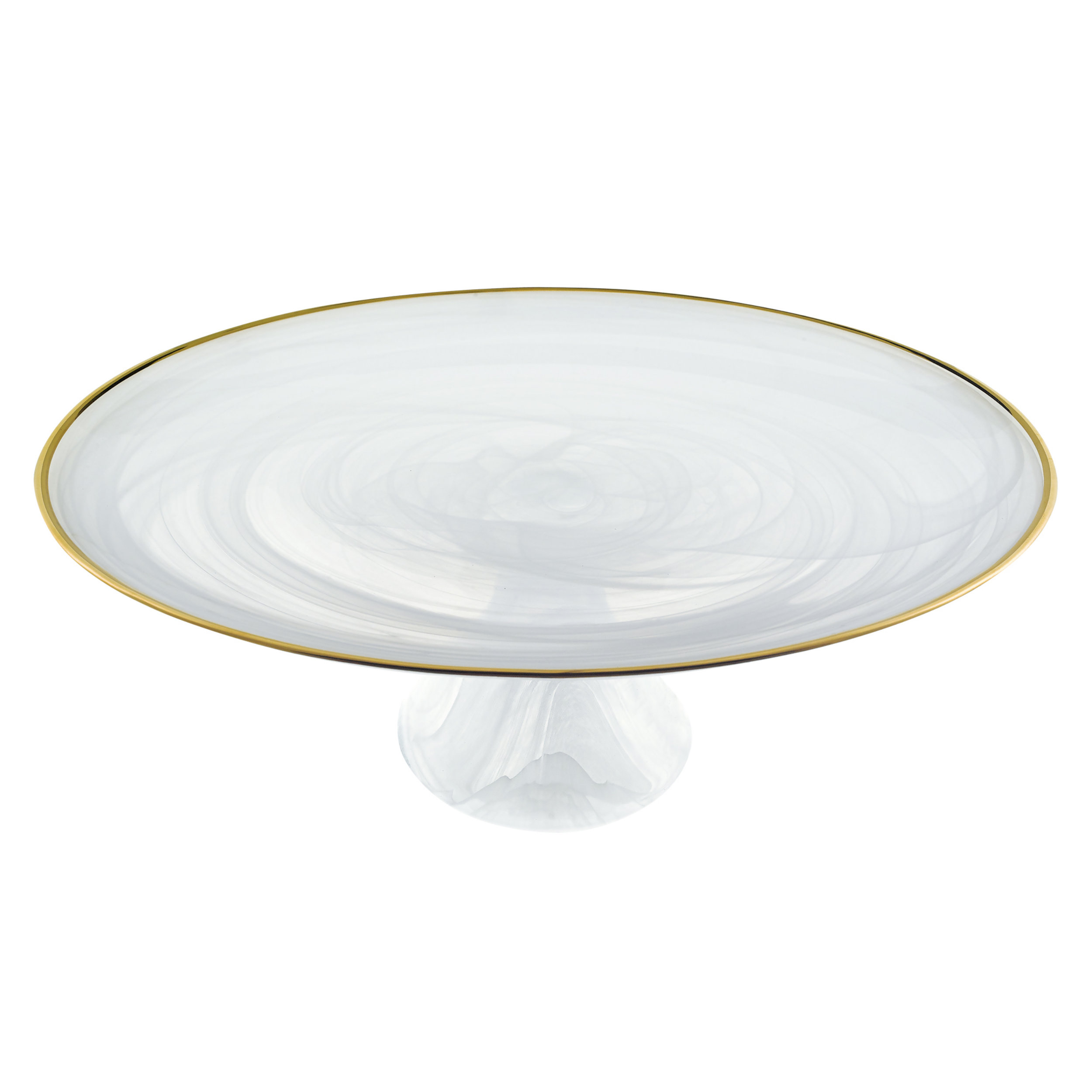 Mercer41 Deena Alabaster Footed Cake Stand | Wayfair