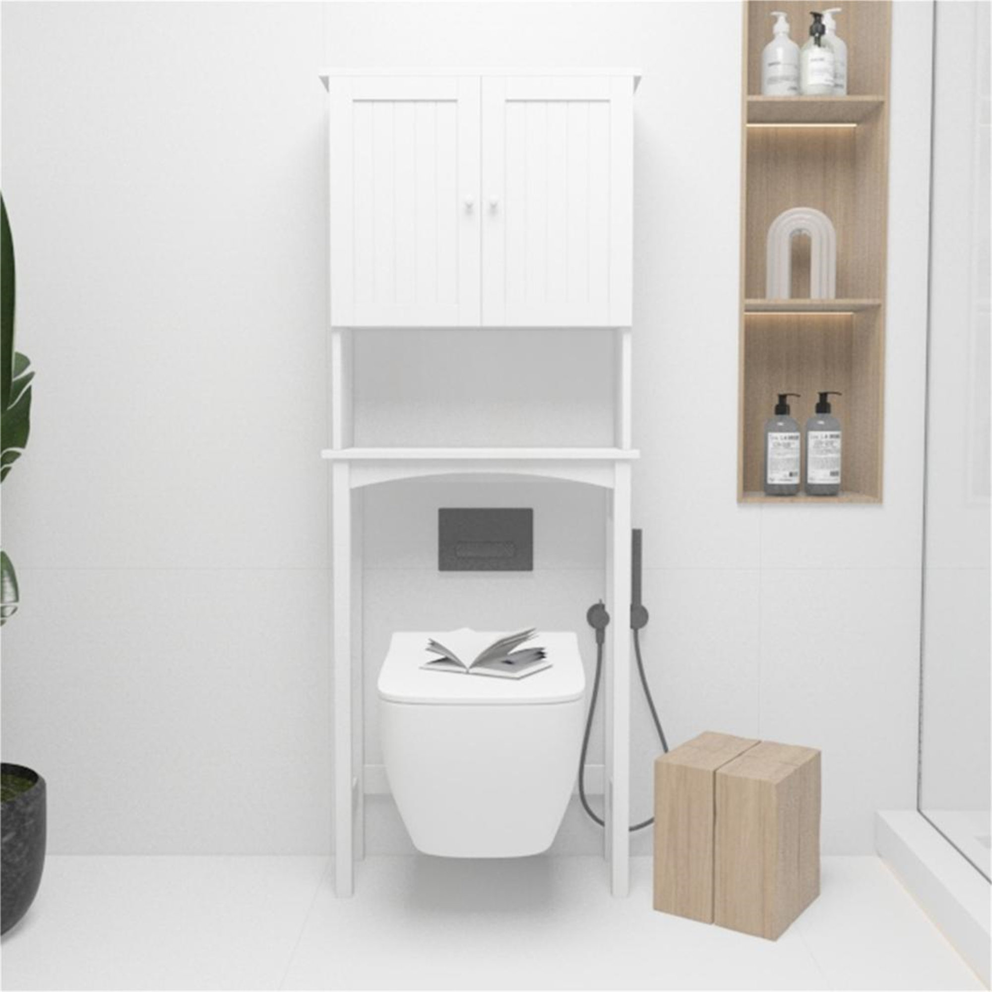 Red Barrel Studio® Freestanding Over-the-Toilet Storage | Wayfair