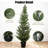 Primrue 6FT Artificial Trees Outdoor UV Resistant, Fake Tree with Full ...