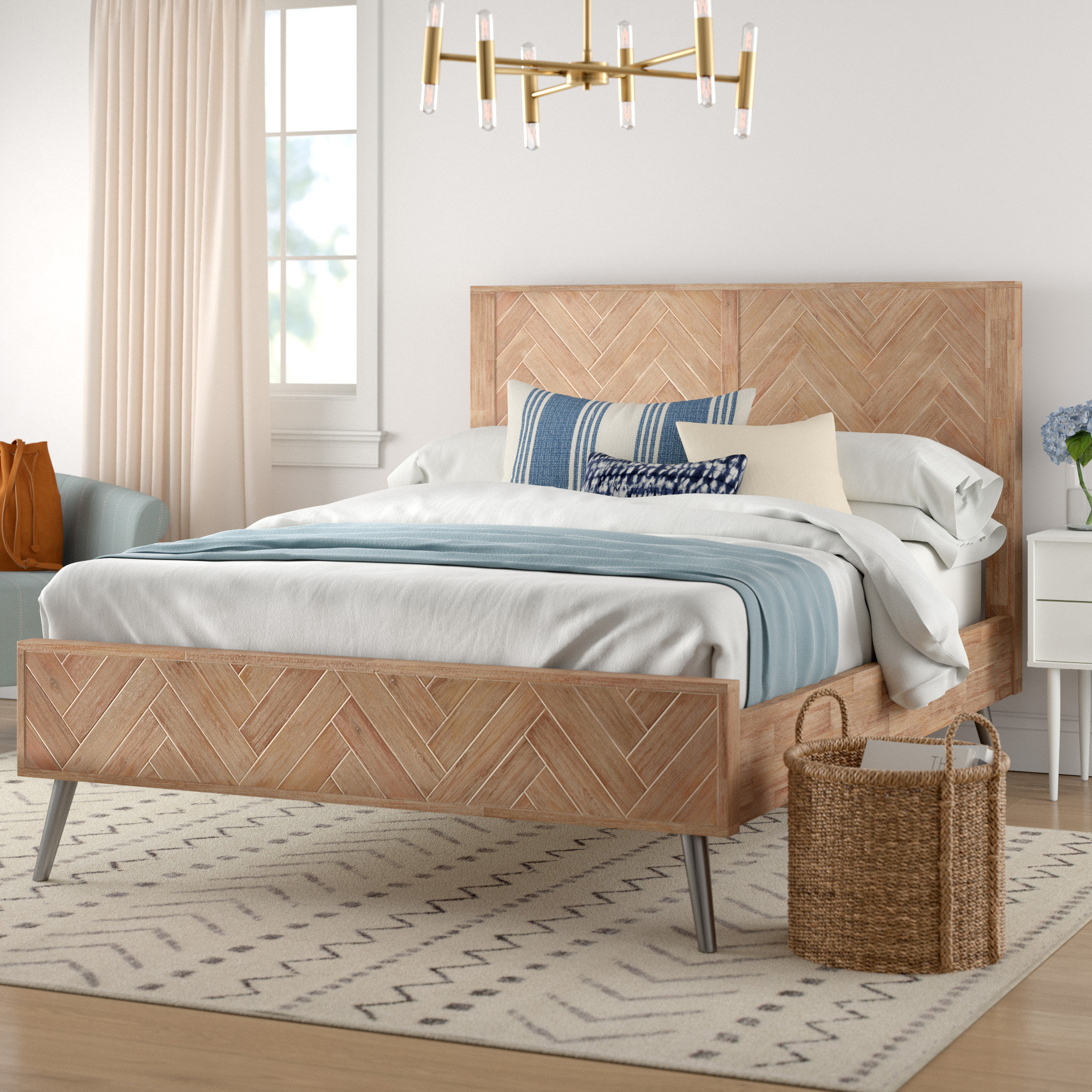 Union Rustic Kayoko Solid Wood Platform Bed & Reviews | Wayfair