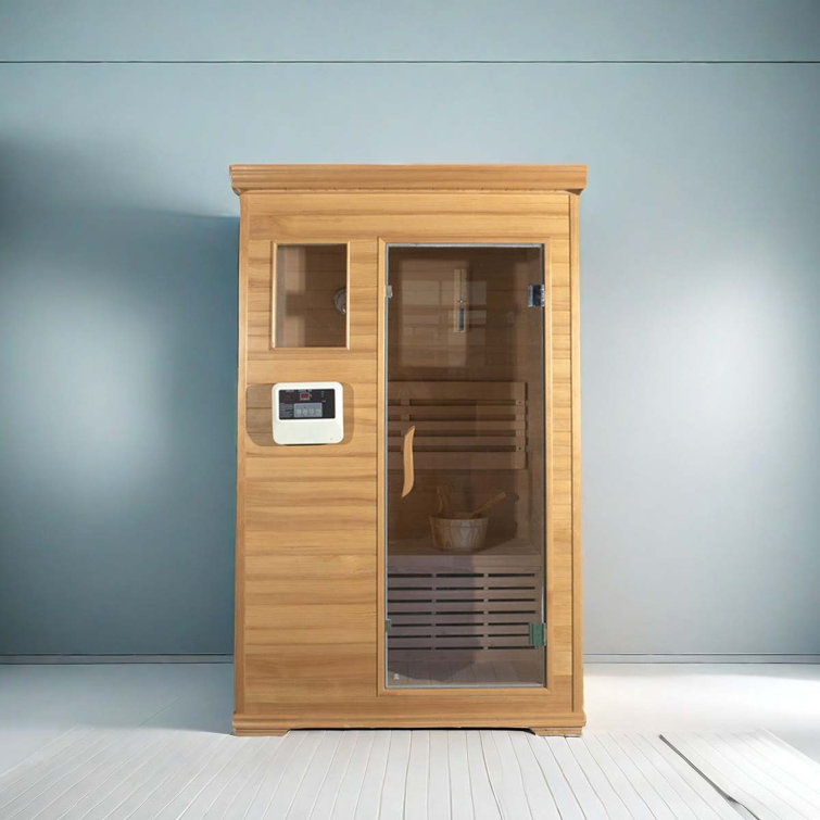 Hart Enjoy Life Two-seat Solid Wood Domestic Sauna Room Sauna | Wayfair