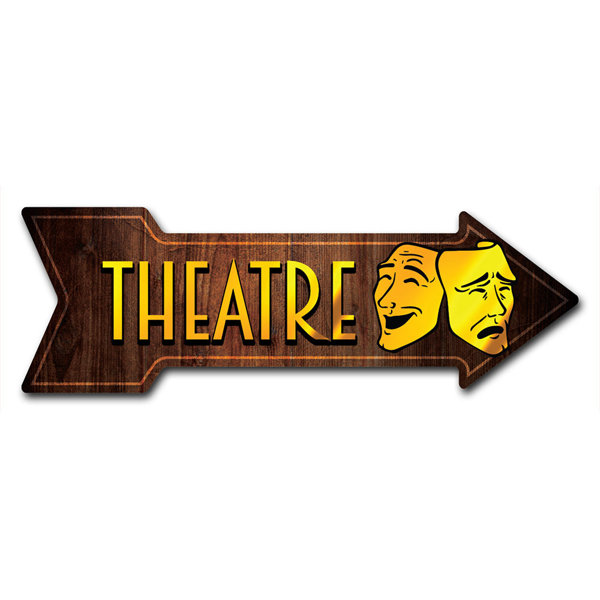 SignMission Theatre Arrow Sign | Wayfair