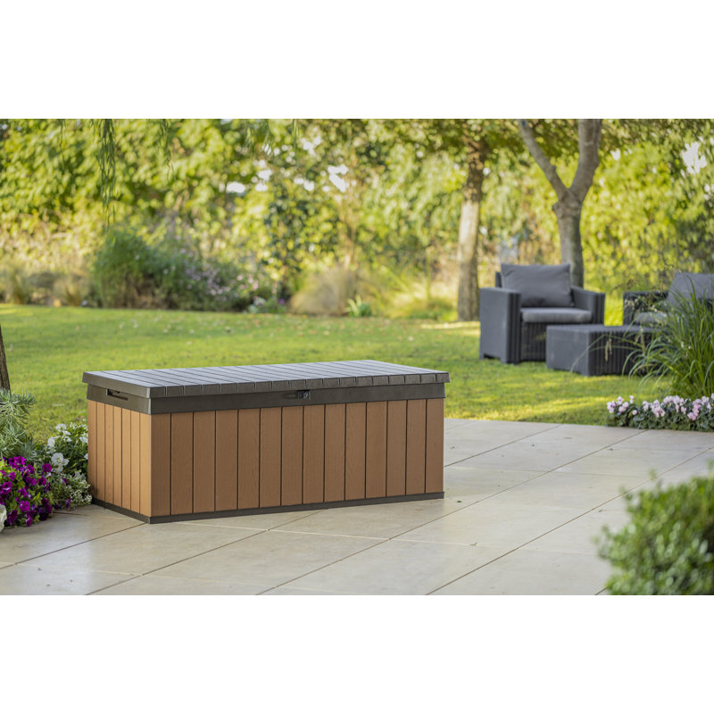 Keter Darwin Outdoor Storage box 380L - Brown & Reviews | Wayfair.co.uk