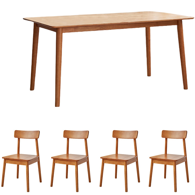 ASS Comfort Zone Solid Wood Dining Table Set | Wayfair
