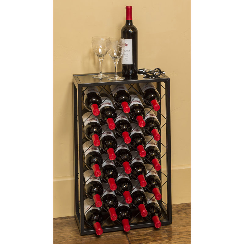 Red Barrel Studio® Medlin Floor Wine Bottle Rack & Reviews | Wayfair