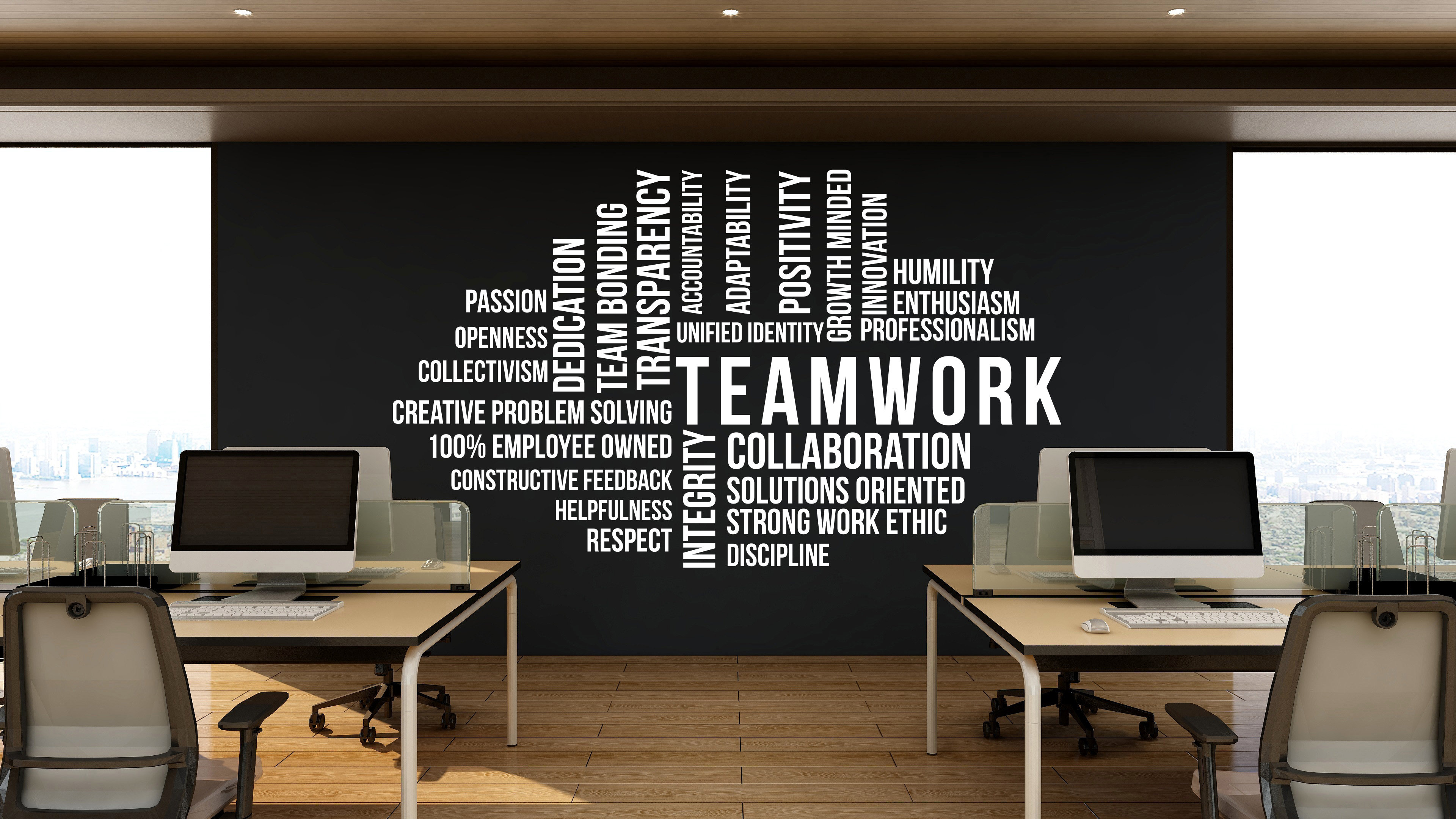 Trinx Teamwork Wall Decal Office Sticker | Wayfair
