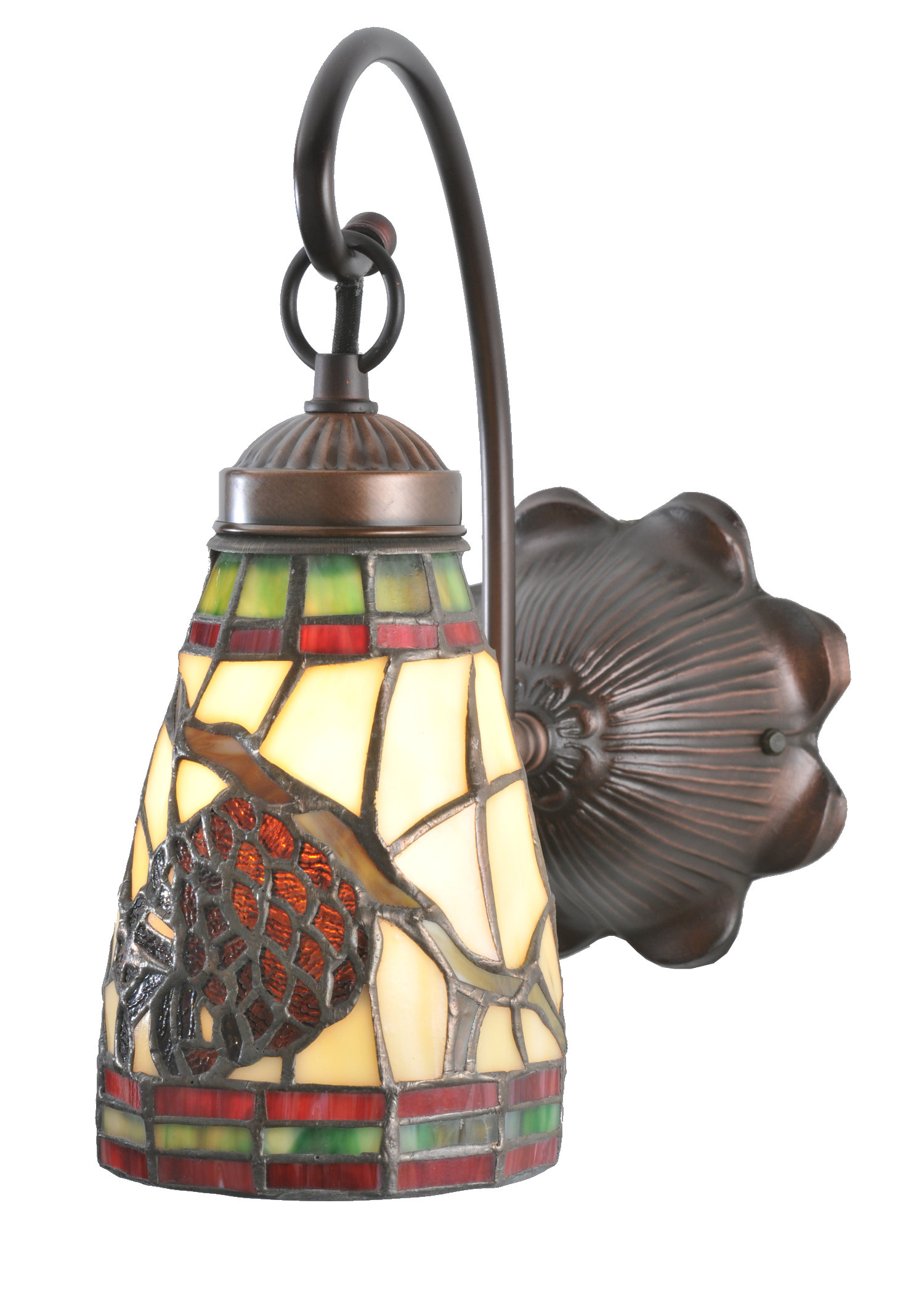 Meyda Lighting Pinecone 1-Light Armed Sconce | Wayfair