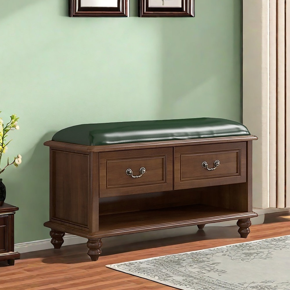 Liu's ink furniture 31.5in Shoe Change Stool | Wayfair