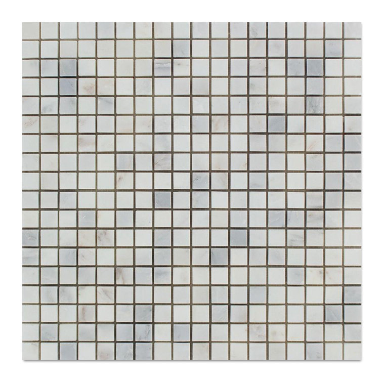 Stone & Tile Shoppe, Inc. Oriental Marble Grid Mosaic Wall & Floor Tile ...