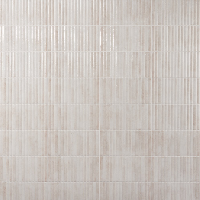 Bond Tile Canu 5.9 In. x 11.81 In. Polished Fluted Ceramic Subway Wall ...