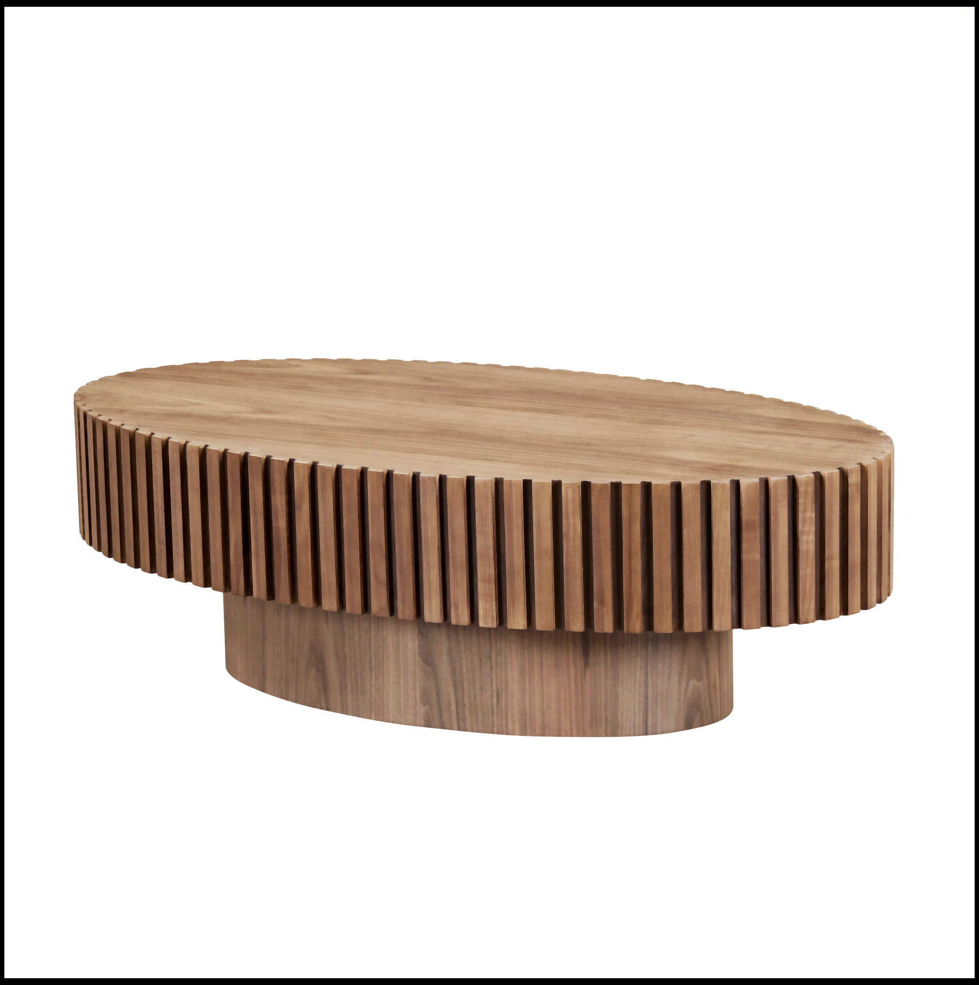 Delight Glass Modern Handcraft Drum Coffee Table - Wayfair Canada