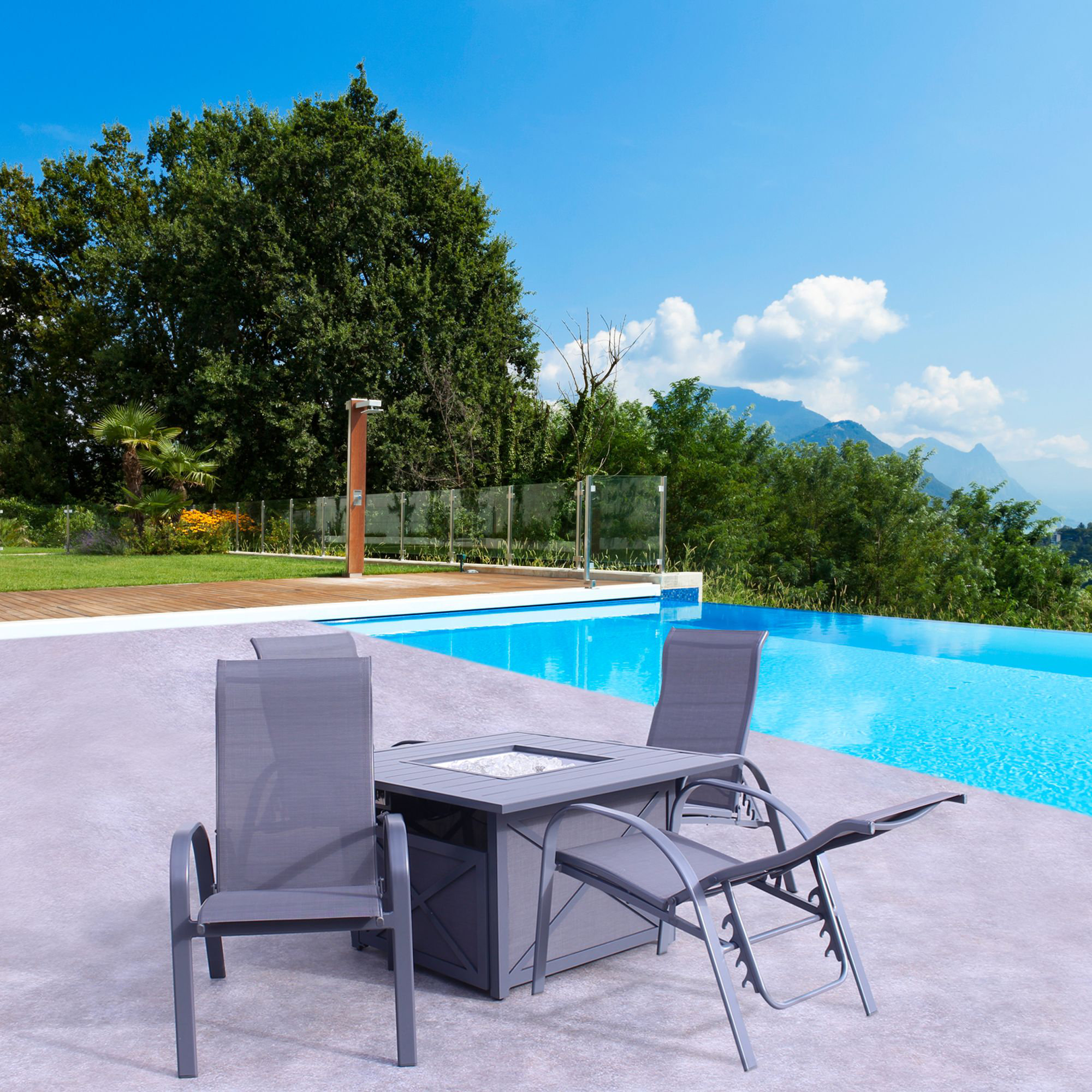 Latitude Run® 5 Piece Multiple Chairs Seating Group | Wayfair