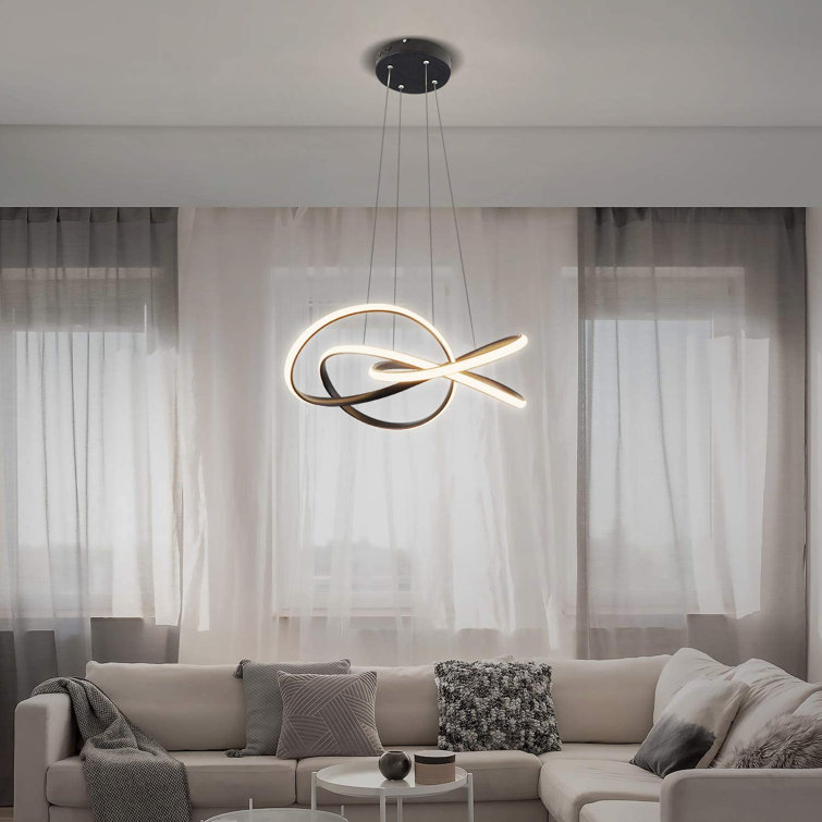 Ivy Bronx Temelec 1 - Light LED Unique/Statement Pendant & Reviews ...