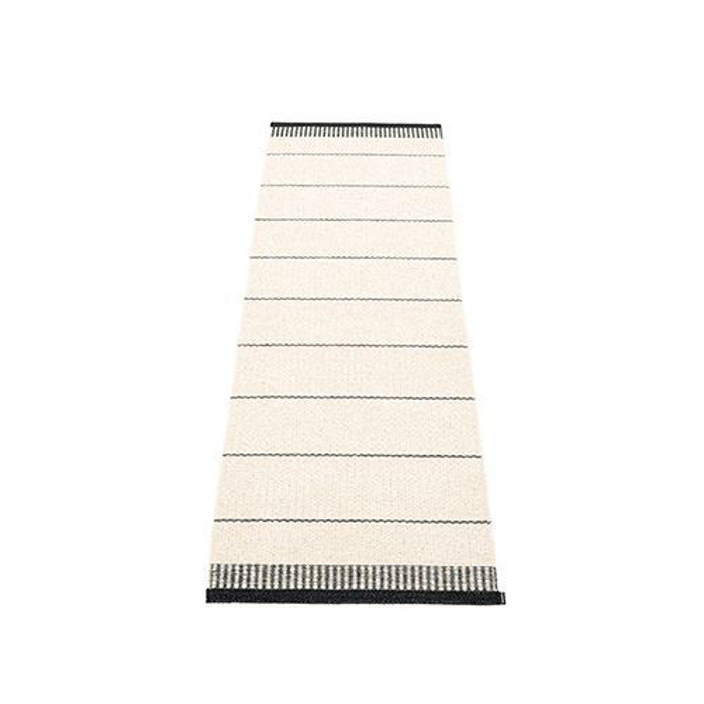 Pappelina Belle Black/Off White Rug | Wayfair