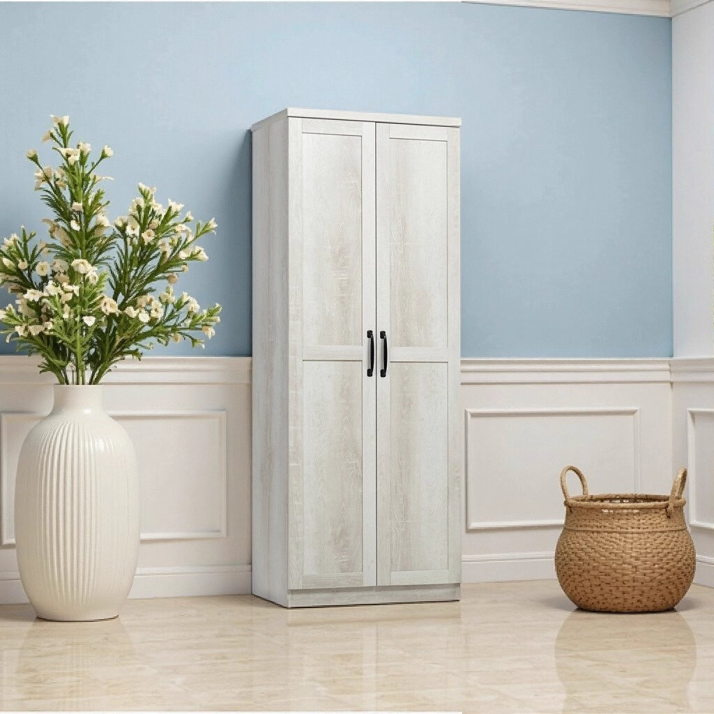 Latitude Run® 63" Freestanding Kitchen Pantry Cabinet with 5-Tier ...