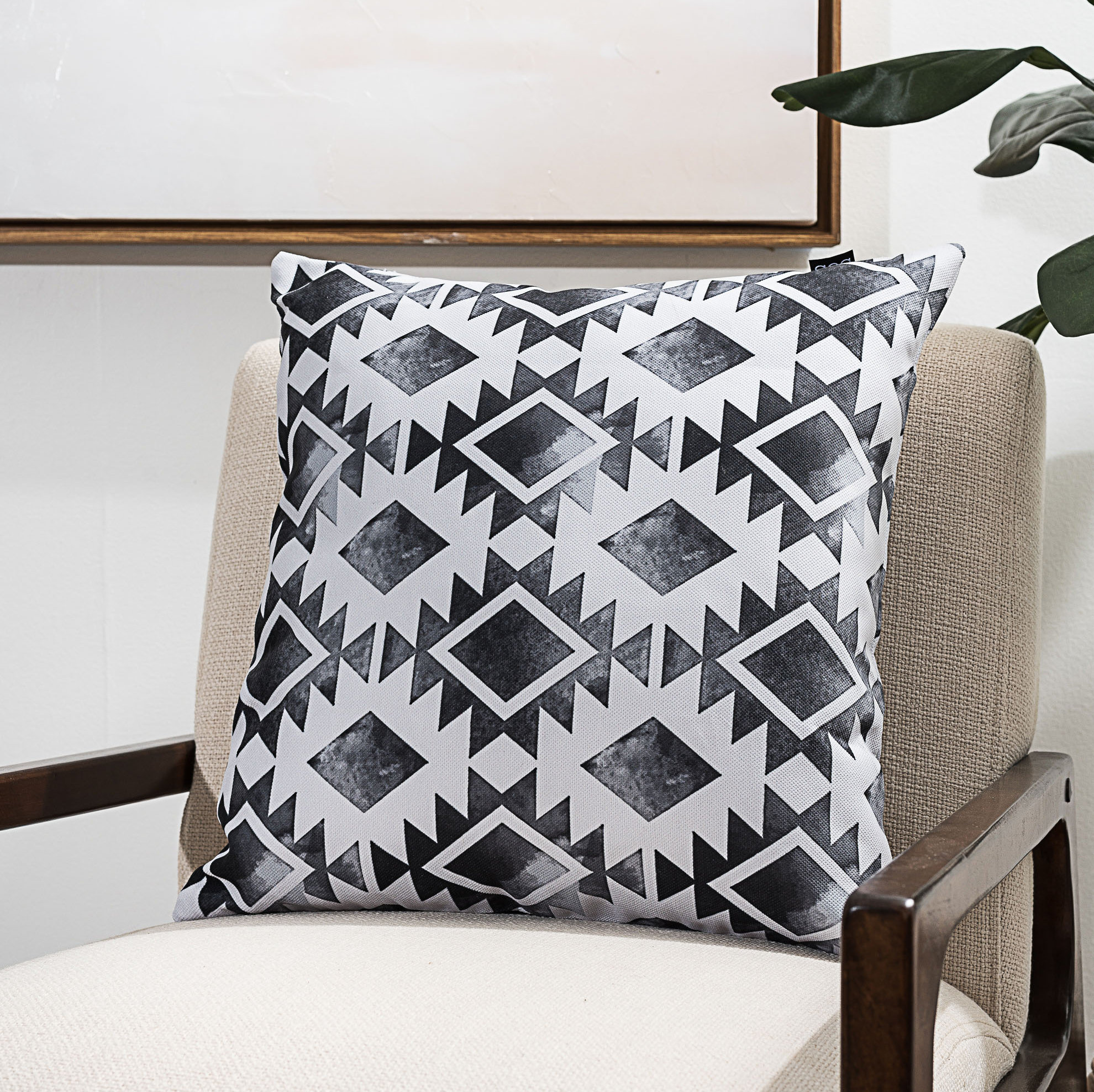 Tayse Rugs Diamonds Geometric Throw Pillow | Wayfair