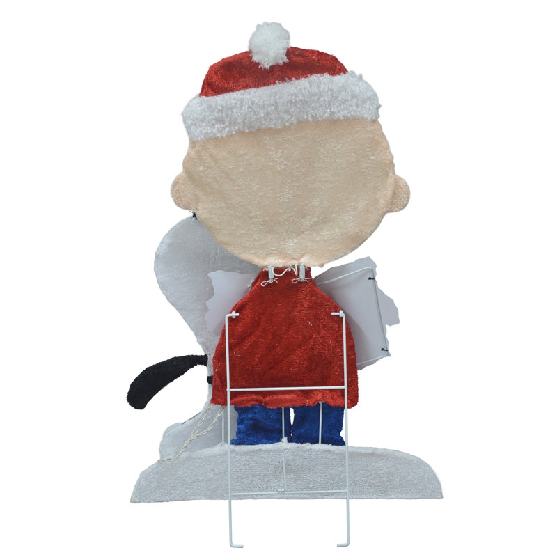 Northlight Seasonal LED Lighted Peanuts Charlie Brown And Snoopy ...