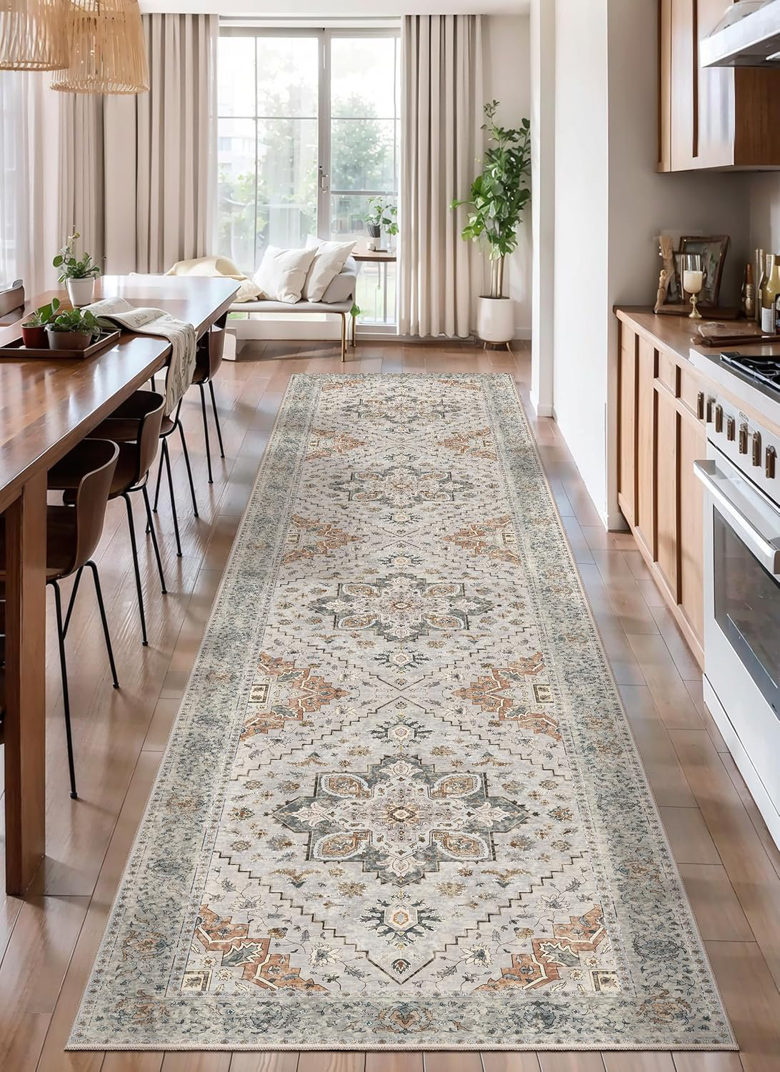 Bungalow Rose Washable Kitchen Rug Non Slip | Wayfair