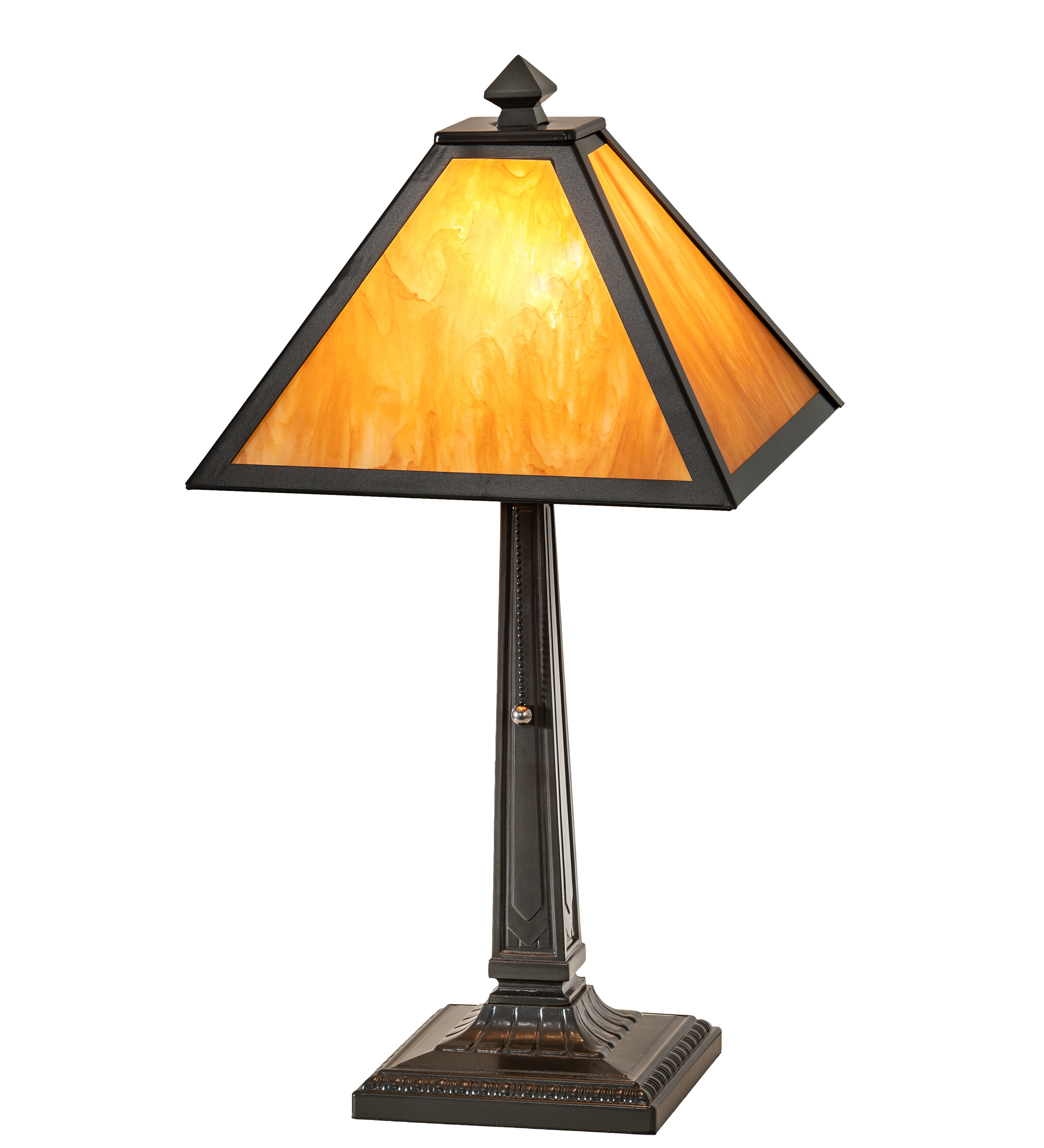 Meyda Lighting Mission Prime Single 22" Bronze Table Lamp | Wayfair