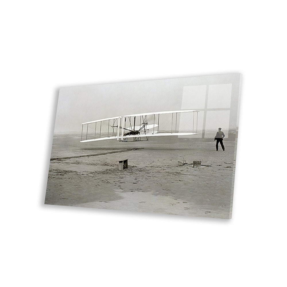 17 Stories The Wright Brothers - First Flight by Kitty Hawk - Unframed ...