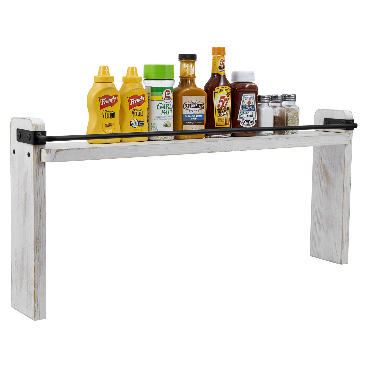 Gracie Oaks 33 inch Over The Stove Top Spice Rack Stand & Reviews | Wayfair