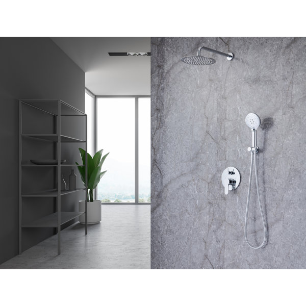ACME Furniture Thermostatic Complete Shower System with Rough in-Valve ...