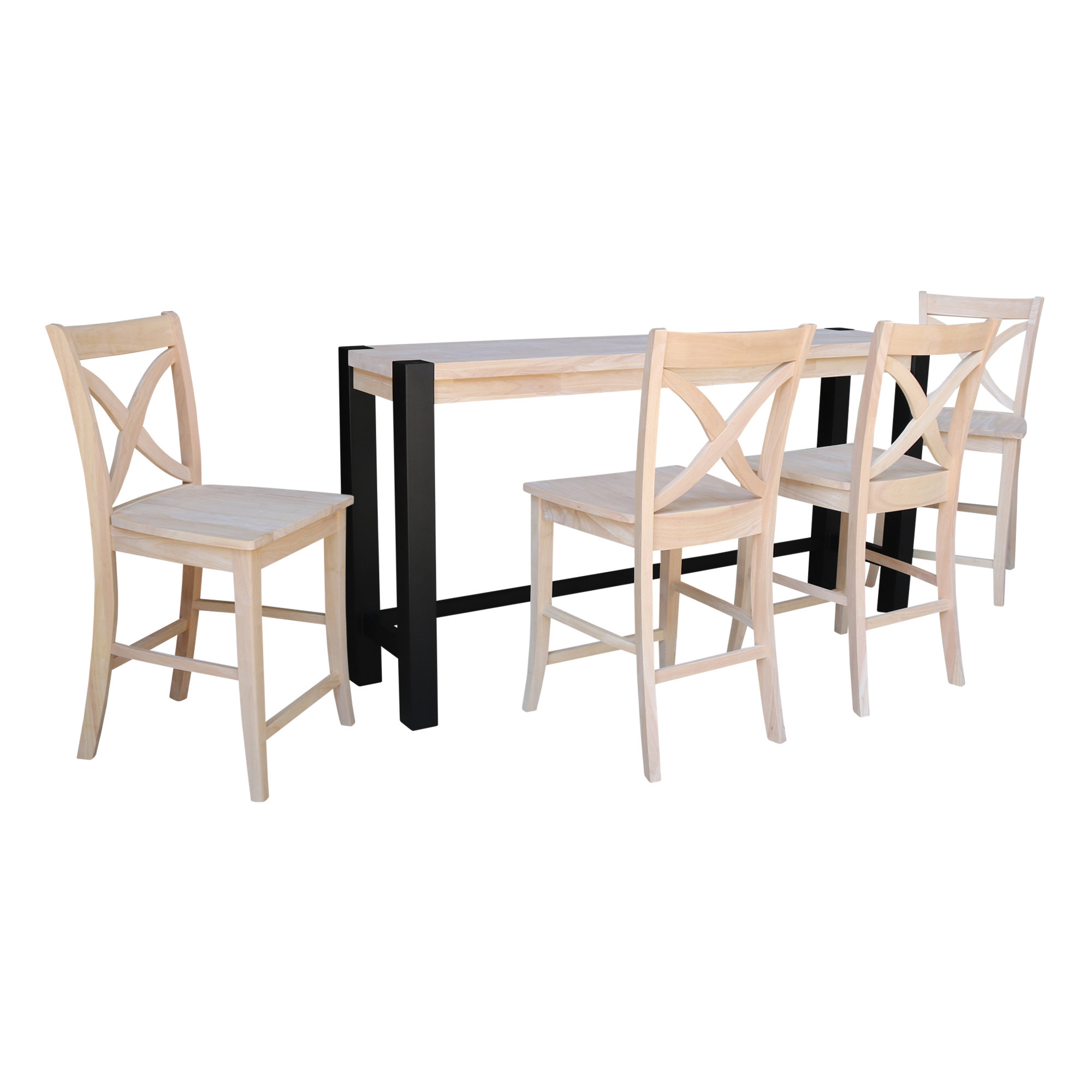 Rosalind Wheeler Centerbrook Tall Counter Height Dining Set | Wayfair