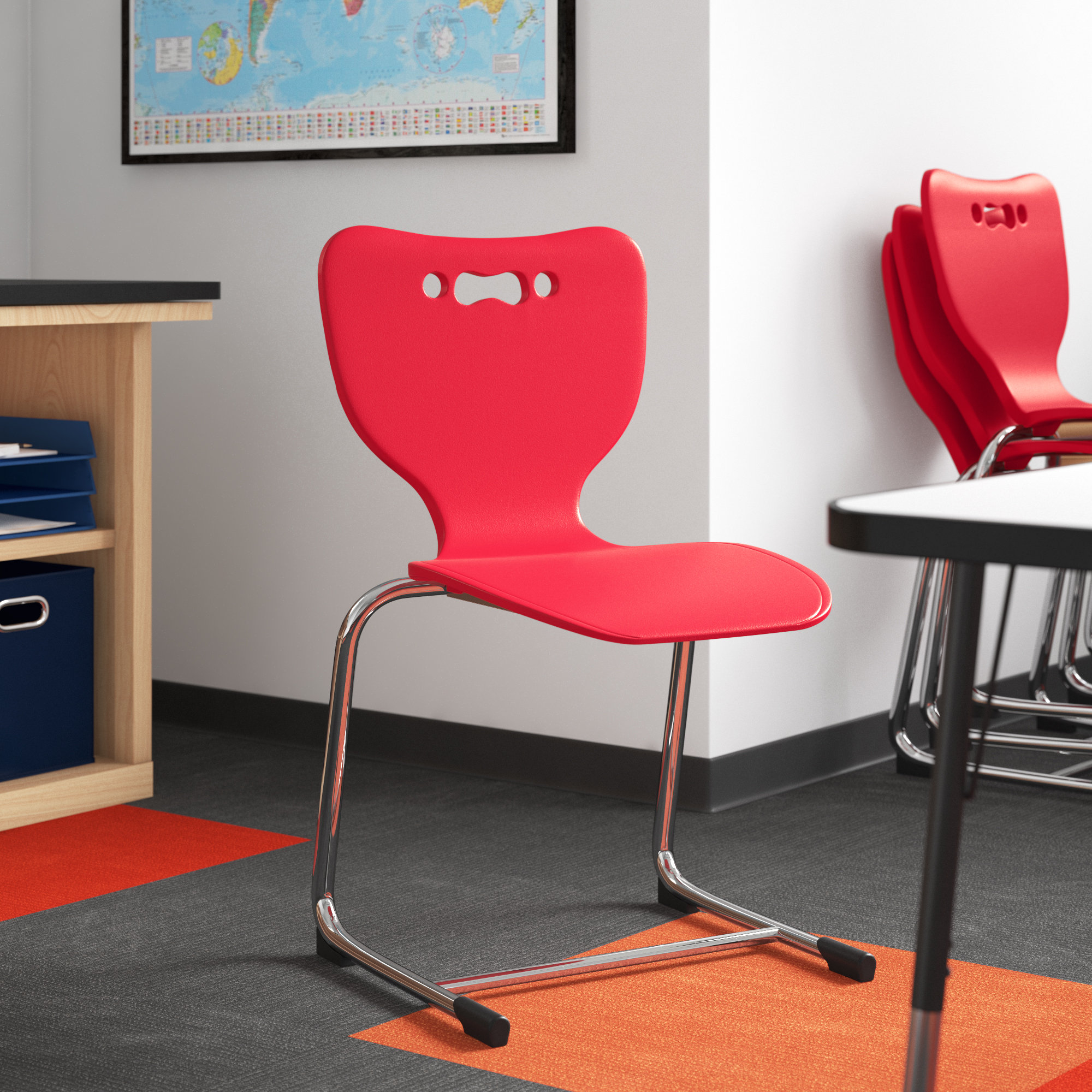 MooreCo Hierarchy Stacking Classroom Chair ( Set of 5 ) | Wayfair