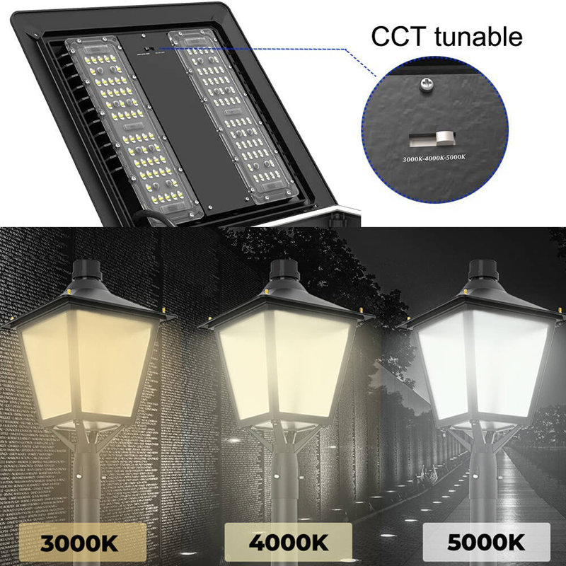 Choierled Lighting LED Post Top Light With Photocell 60W-50W-30W 3000K ...