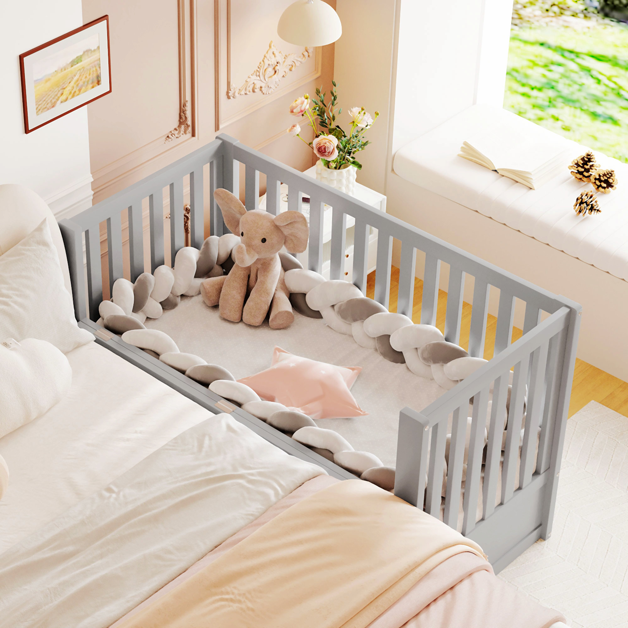 Harriet Bee Jahi Solid Wood Slat Storage Bed | Wayfair