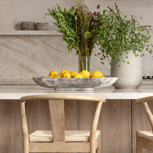 Dovetail Furniture Turrell Marble Decorative Plate | Perigold