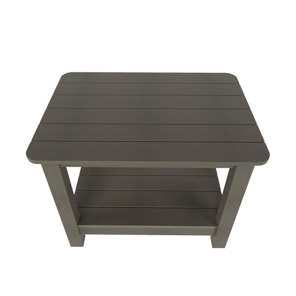 Wade Logan® Aylesha Outdoor All-Weather Poly Side Table & Reviews | Wayfair