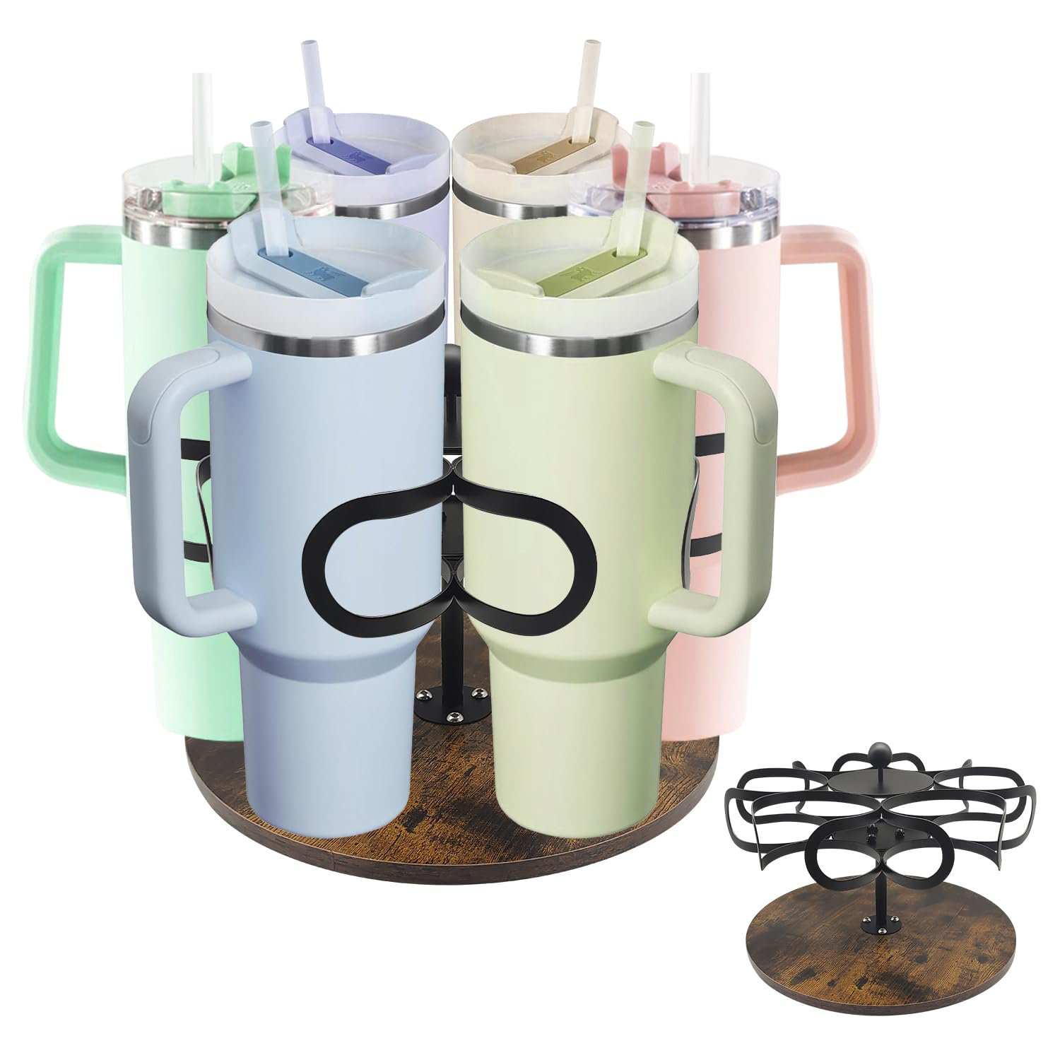 17 Stories Water Bottle Organizer For 40 Oz Tumbler Organizer With ...