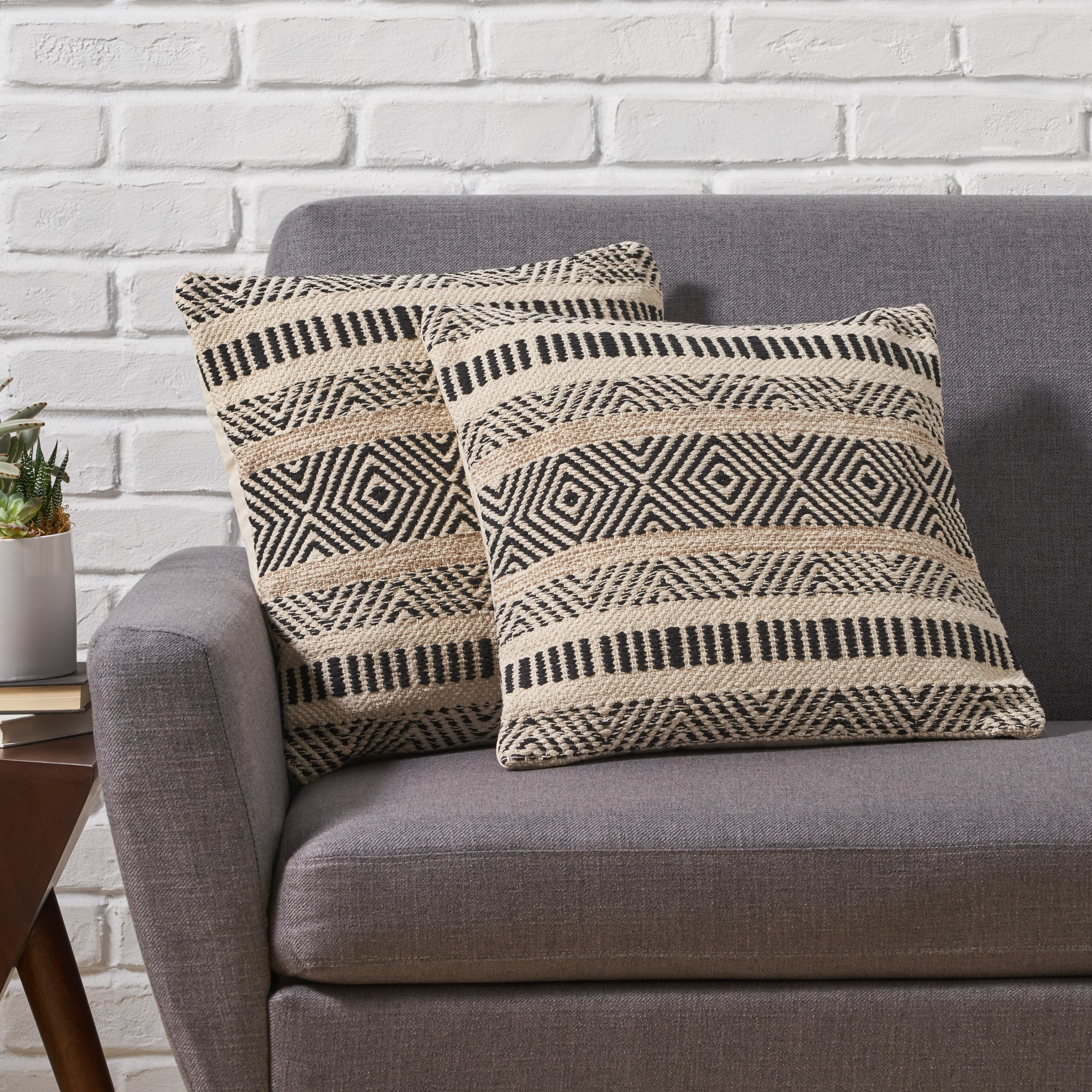 Le Pouf Cotton Throw Pillow & Reviews | Wayfair