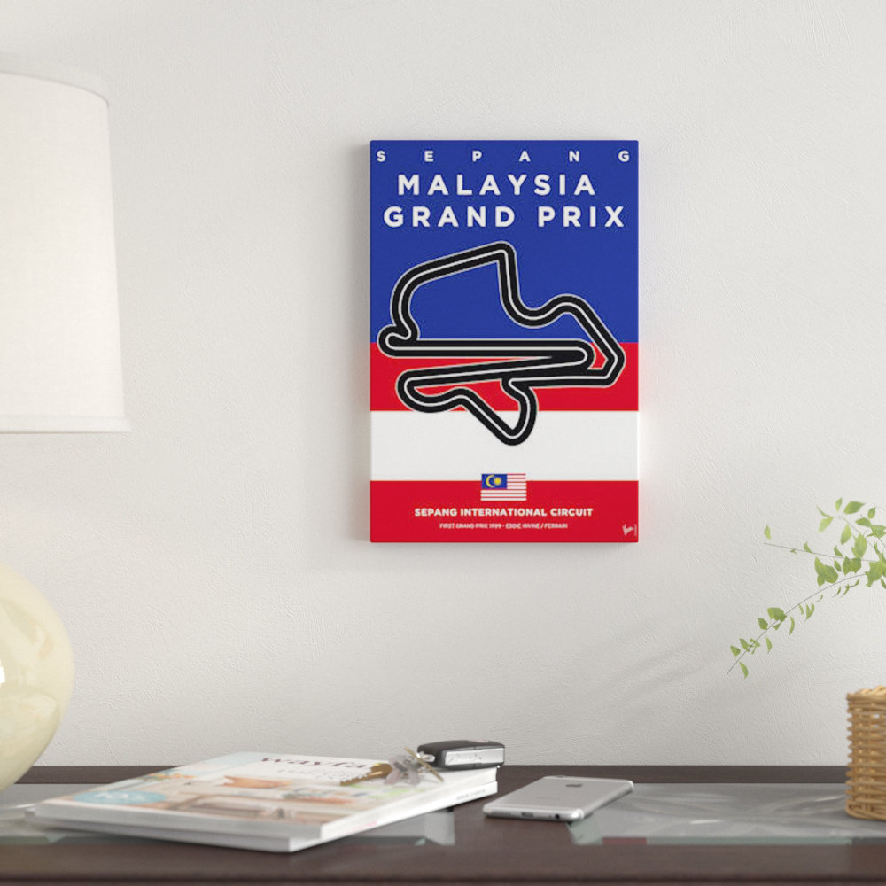 East Urban Home " F1 Sepang Race Track Minimal Poster " by Chungkong ...