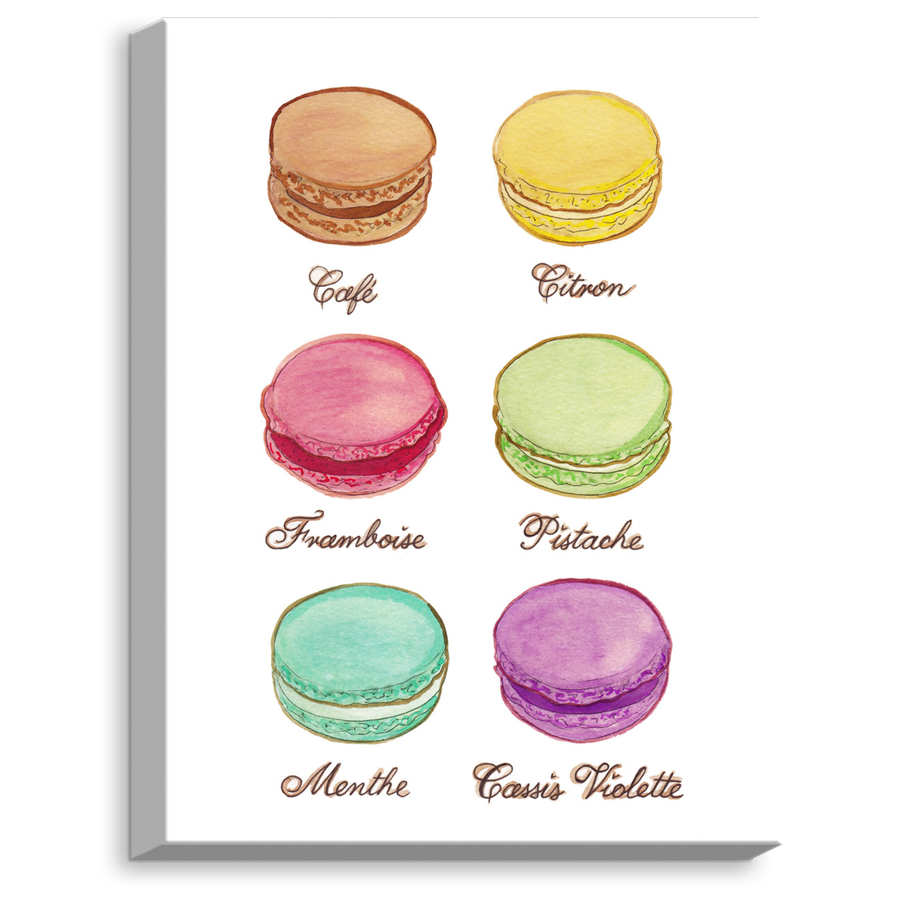 Winston Porter 'Laduree Macaroons I' by Diana Evans Painting Print on ...