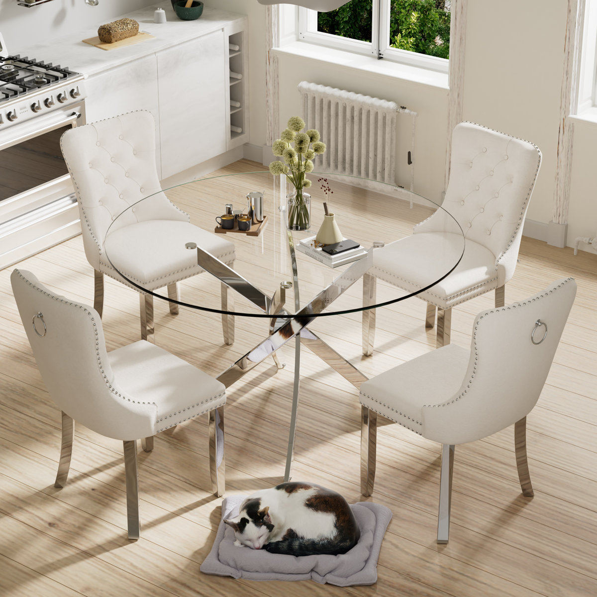 House of Hampton® Keyari Round Dining Set | Wayfair