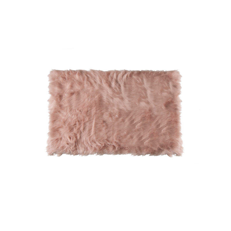 Mercer41 Ervin Sheepskin Dusty Rose Rug & Reviews | Wayfair