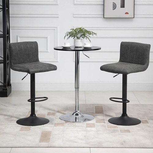 Williston Forge Harri Swivel Adjustable Height Stool & Reviews ...