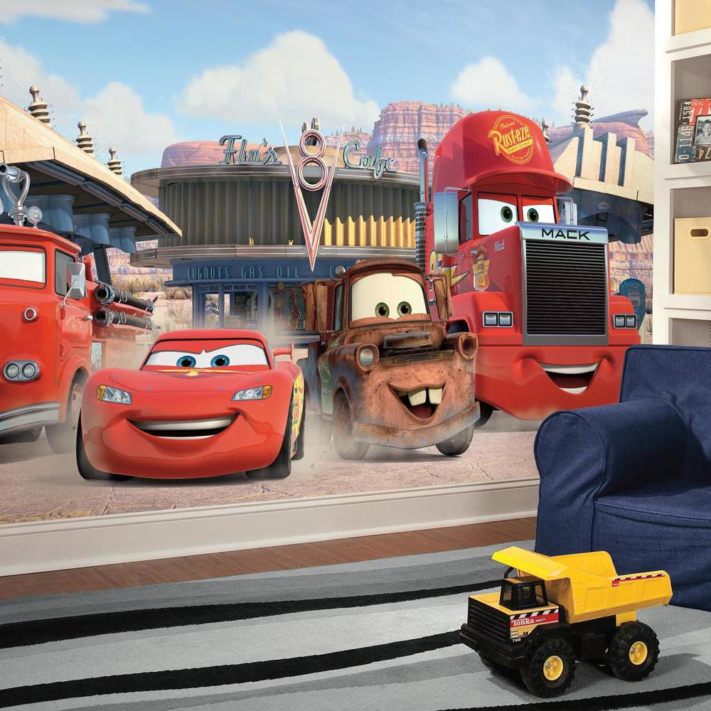 York Wallcoverings Walt Disney Kids II Disney Cars Friends Finish Xl ...