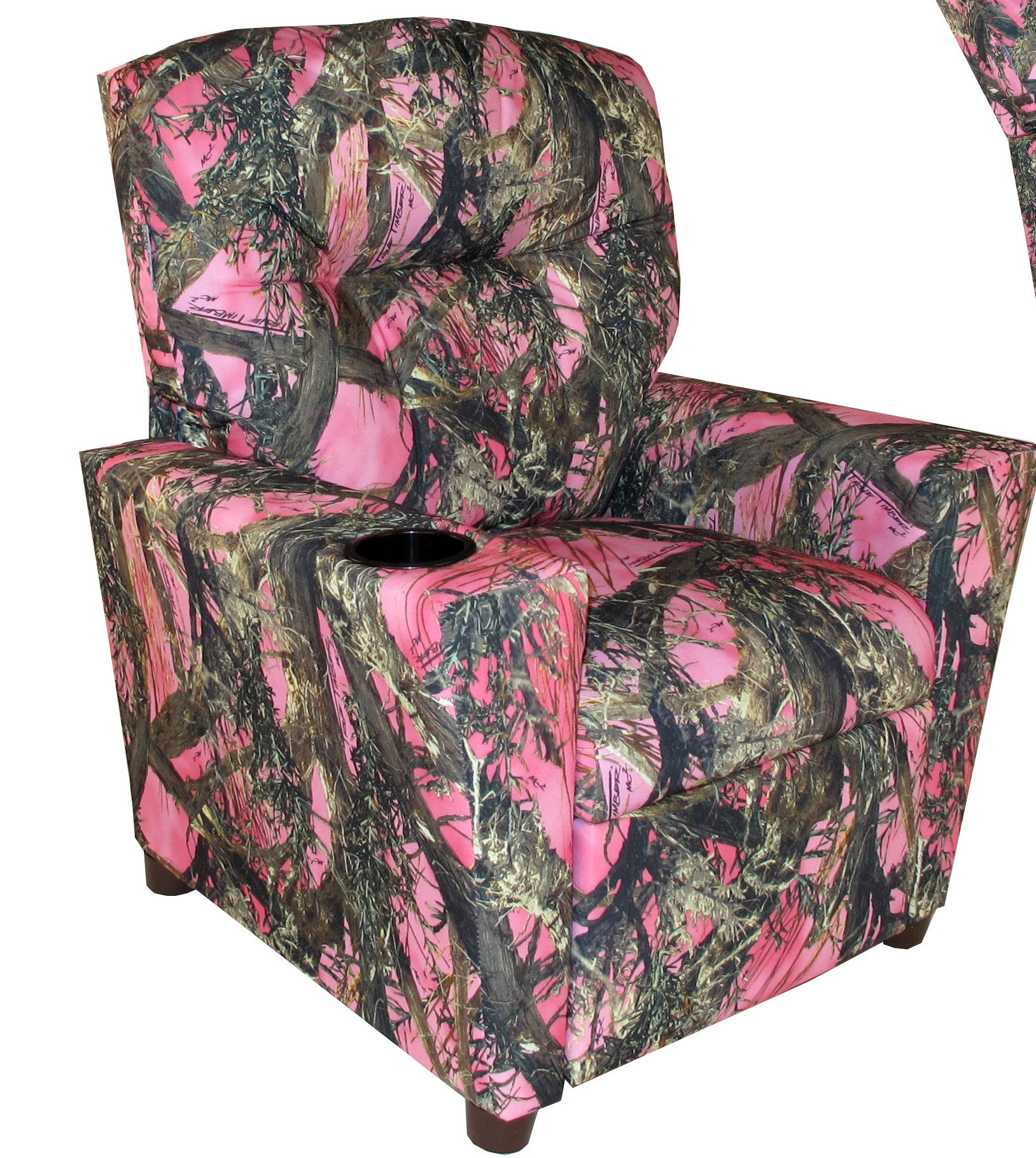 Zoomie Kids Cowen Camo Kids Chair With Cup Holder & Reviews | Wayfair