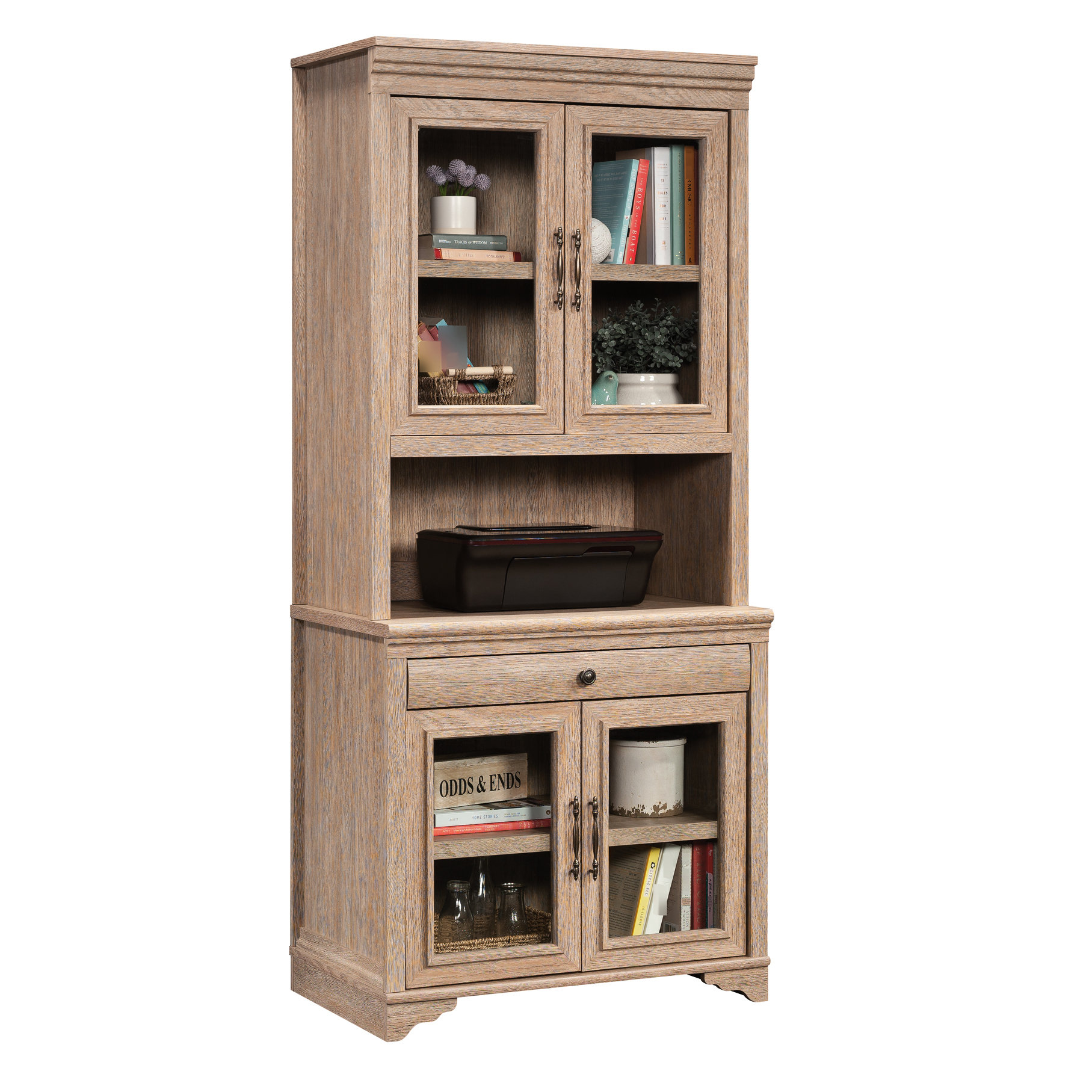 Ophelia & Co. With Brown Finish, Shabby Chic Office Design, Engineered ...