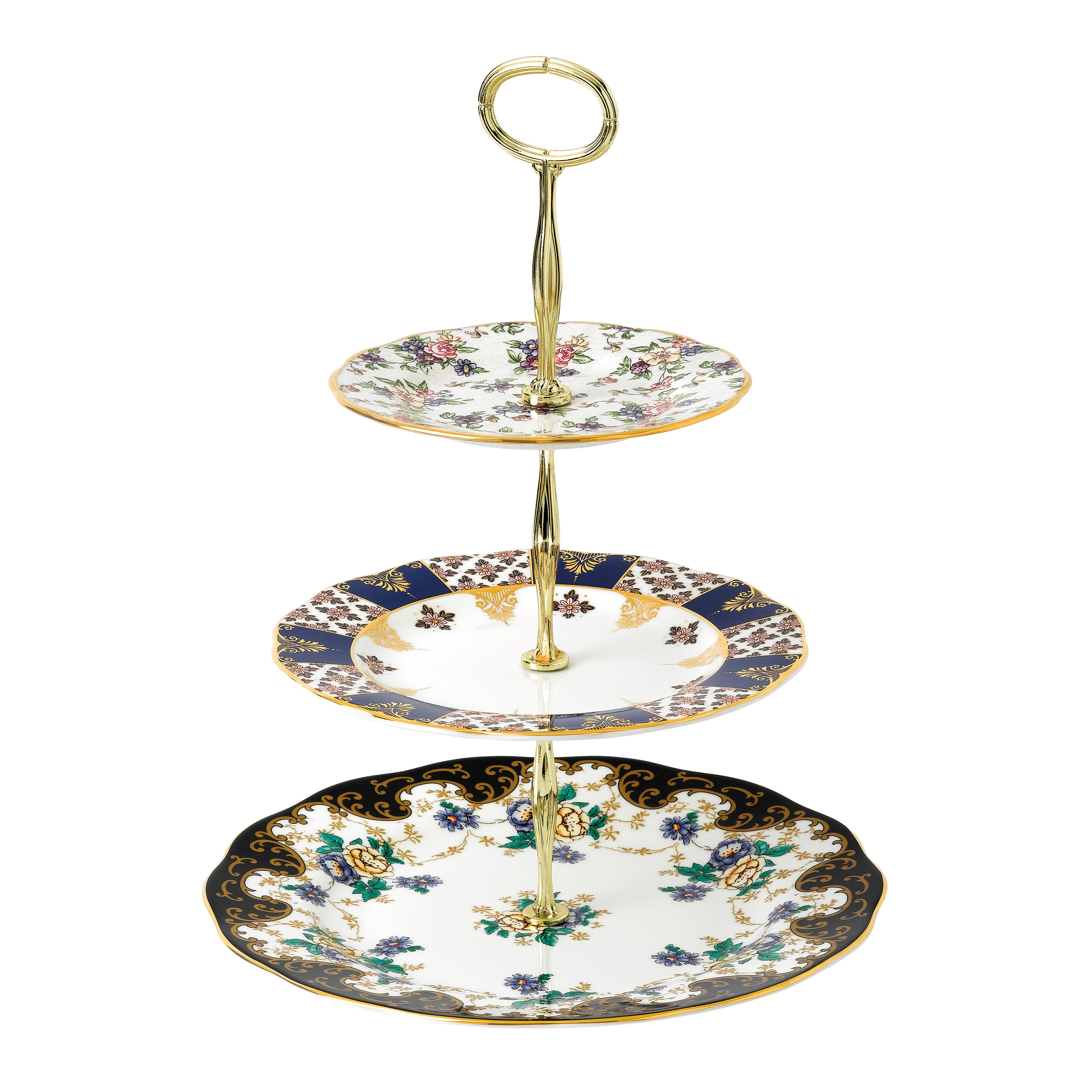 Royal Albert 100 Years of Royal Albert Bone China Tiered Stand ...