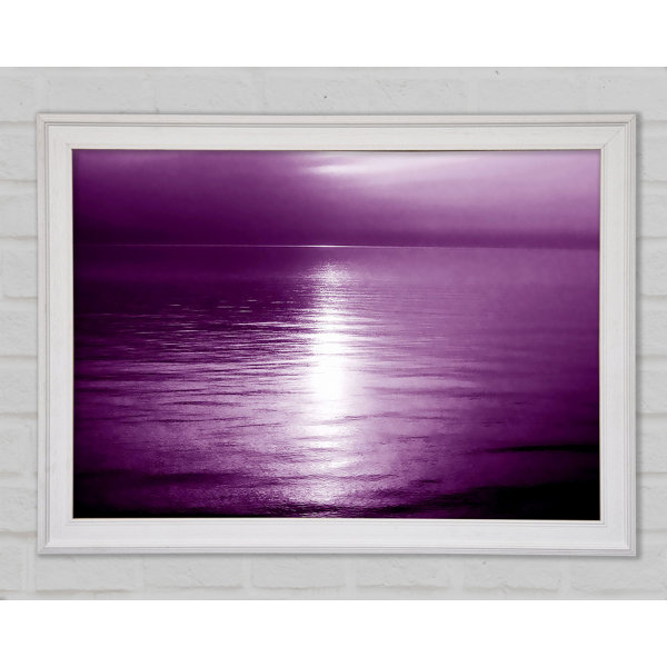 Bright Star Serenity Mauve - Single Picture Frame Print | Wayfair.co.uk