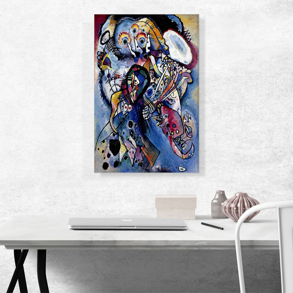 ARTCANVAS Two Ovals 1919 Canvas Art Print By Wassily Kandinsky ...
