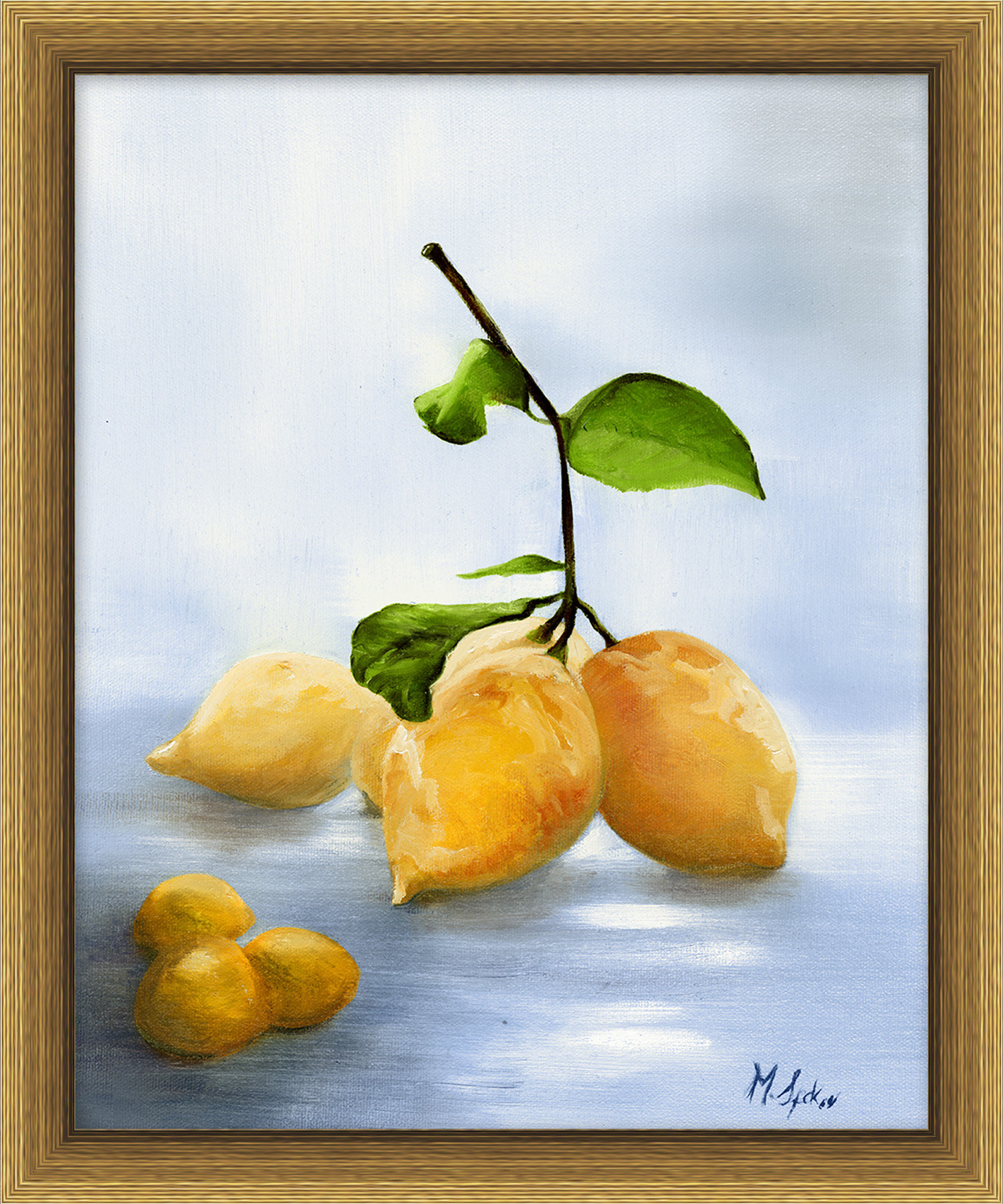 Wendover Art Group Lemon Still Life " Lemon Still Life 1 " by Nathan ...