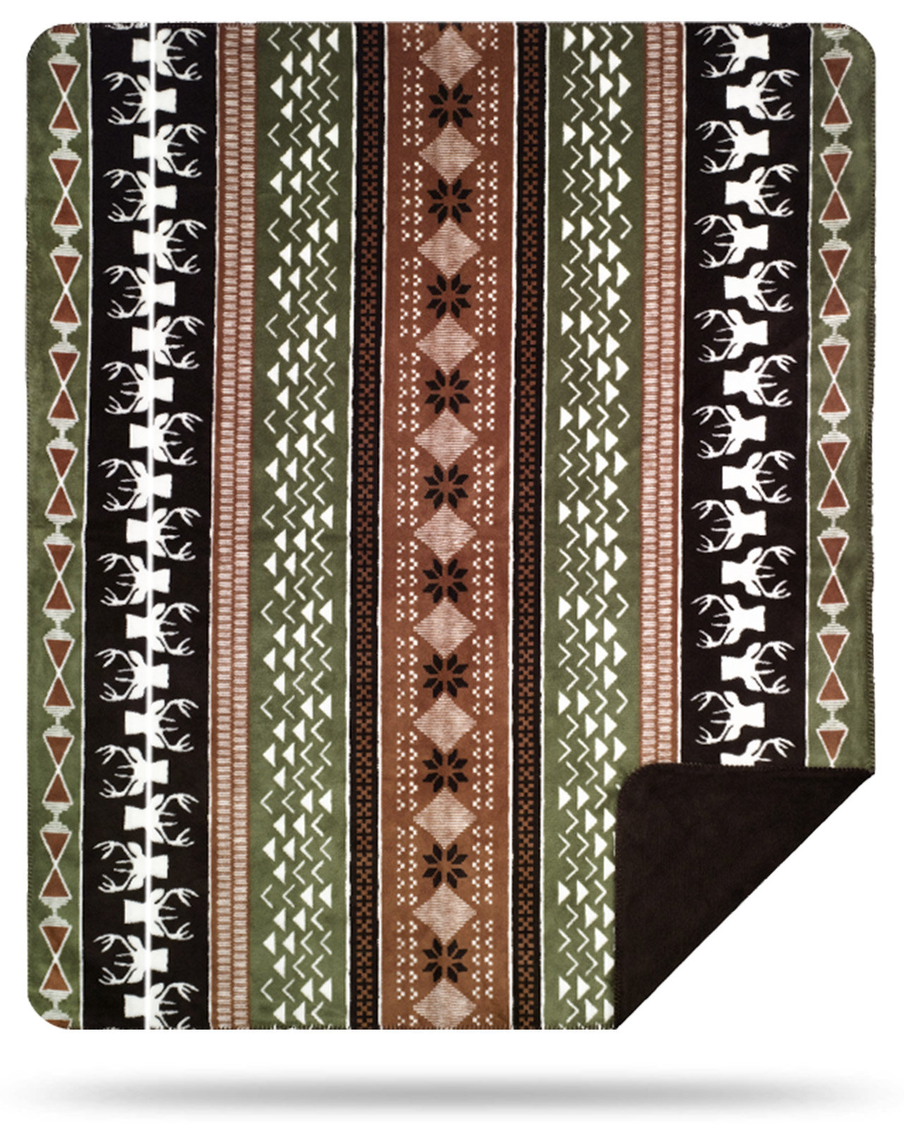 Denali Home Collection Nordic Deer Blanket | Wayfair
