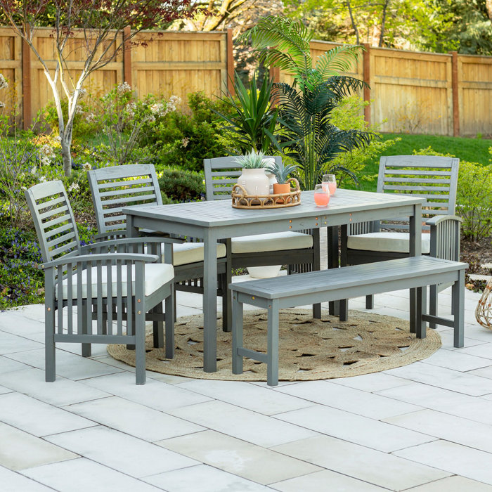 Winston Porter Tournesol 6-Piece Modern Patio Dining Set & Reviews ...